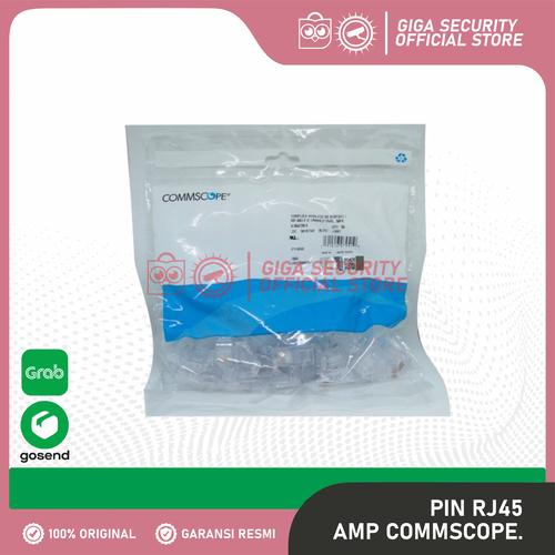 Jual KONEKTOR Amp Rj45 Cat5e / Pin Rj45 AMP COMMSCOPE ORIGINAL - Kota ...