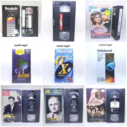 Jual kaset VHS untuk dekorasi pajangan antik retro display estetik part ...