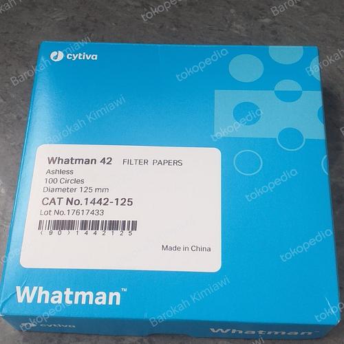 Jual Kertas saring filter paper whatman no 42 diameter 125 mm - Kota ...
