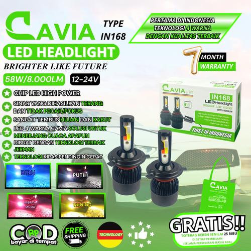 Jual LAMPU LED H4 H11 HEADLAMP FOGLAMP MOBIL 4 WARNA TEMBUS KABUT ...