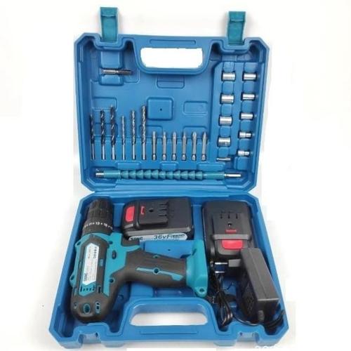 Jual ZL SUNC CORDLESS 36V BOR IMPACT DRILL KAYU BESI TEMBOK SET 36 V ...