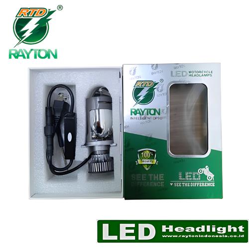 Jual Lampu Depan Motor Proji RTD Rayton Original M01K H4 White 6500k ...