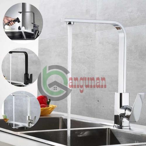 Jual Kran Siku Stainless Panas Dingin/Kran L Black/Kran Tanam Sink ...