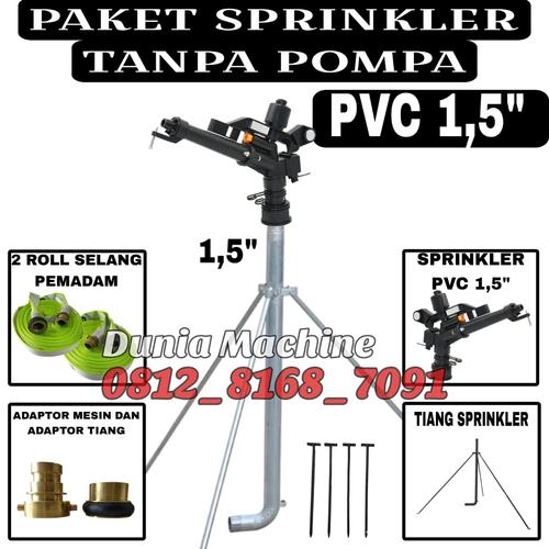 Jual PAKET SPRINKLER PVC UKURAN 1,5 INCH TANPA POMPA PEMADAM HUJAN ...