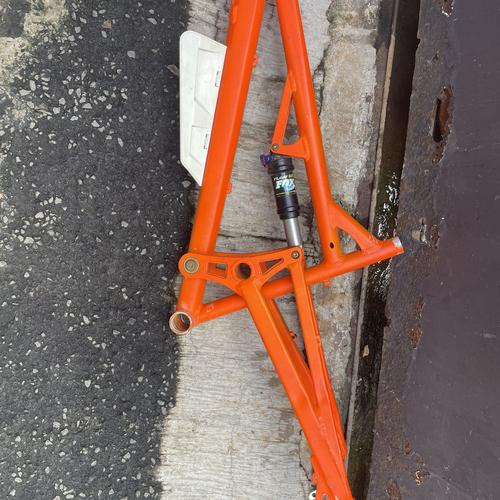 Jual Frame sepeda MTB Polygon AXION 26 upgrade Rear shock fox factory ...