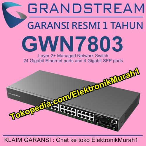 Jual Grandstream GWN7803 Layer 2+ Managed 24 port Gigabit Network Switch - Jakarta Barat ...