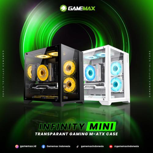 Jual Gamemax Infinity Mini - m-ATX Gaming Case - Mirip VenomRX Daemon ...
