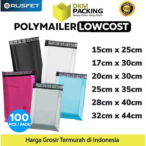 Jual Plastik Polymailer PACK LOW COST Amplop Packing Polimailer RUSFET ...
