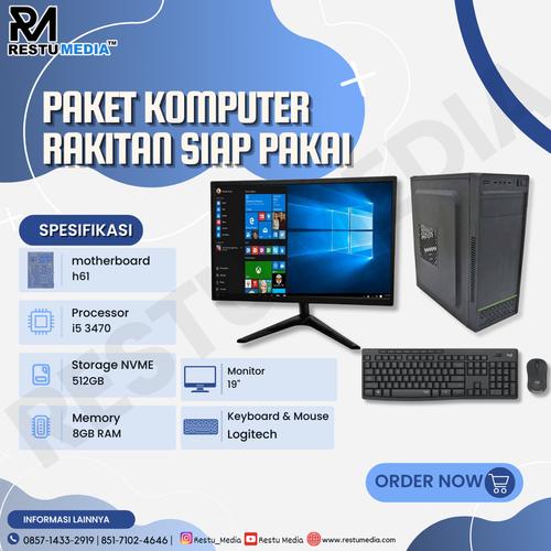 Jual Paket Komputer Rakitan Kasir / Admin Siap pakai - NMVE 512Gb - PC ...