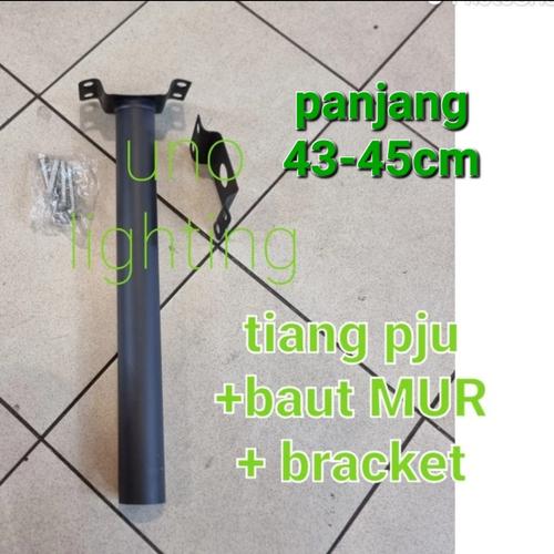 Jual tiang pju solar panel surya 50cm tiang lampu jalan led cobra 50 cm ...