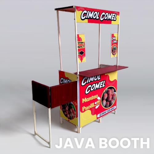 Jual booth portable / gerobak lipat / meja jualan / Bonus Atap ...