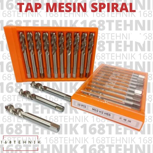 Jual TAP MESIN SPIRAL M3 M4 M5 M6 M8 M10 M12 / TAP MESIN PO / TAP MESIN HSS - 4X0.7 - Jakarta ...