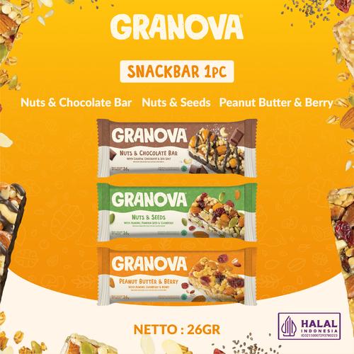 Promo Granova - Snackbar 1pc (Ori, Peanut Butter Berry, Nuts ...