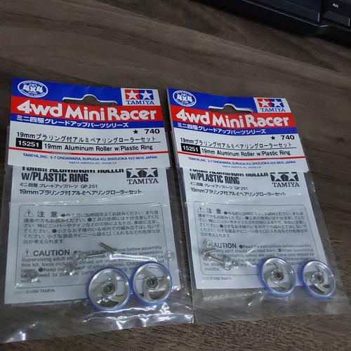 Jual TAMIYA 15251 19MM ALUMINUM ROLLER W/PLASTIC RING [ORIGINAL TAMIYA ...
