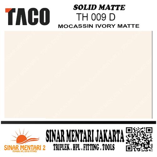 Jual TACO HPL SOLID MATTE TH 009 D MOCASSIN IVORY MATTE - Jakarta Barat ...