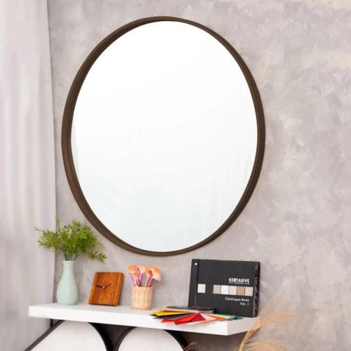 Jual CERMIN BULAT DIAMETER 110 CM ROUND MIRROR FRAME PLYWOOD EL BRONCE ...