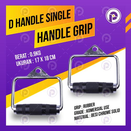Promo D Handle Single Cable Attachement Handle Pegangan Tangan Gym ...