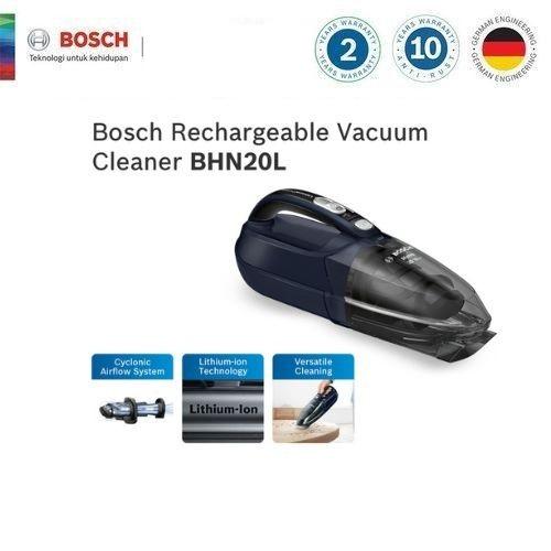 Jual Bosch BHN20L Rechargeable Vacuum Cleaner Move Lithium 20Vmax Blue ...