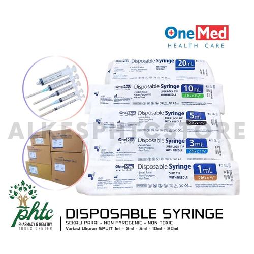 Jual SPUIT ONEMED . SYRINGE . DISPOSABLE SYRINGE ONEMED SPUIT ONE MED ...