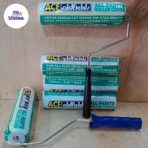 Jual Kuas Rol Ace Oldfields All Paint Komplit Kuas Rol Cat Dasar Air ...