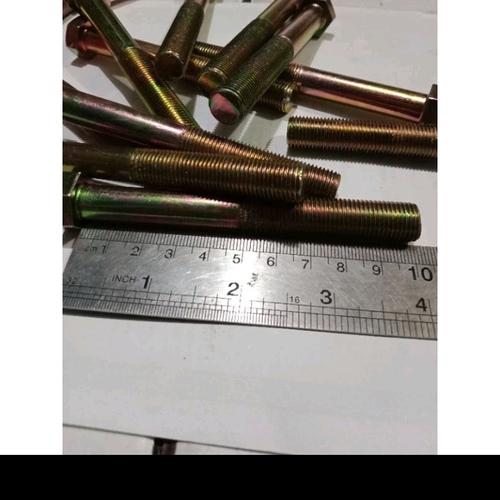 Jual Baut + mur kuning BMK HEX M12 x 100 mm kunci 17 - Jakarta Pusat ...