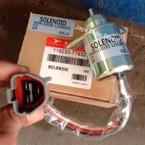 Jual Solenoid engine stop 12v PC 40 Yanmar pn 119233-77932 - Jakarta Barat - jaya Maju diesel ...