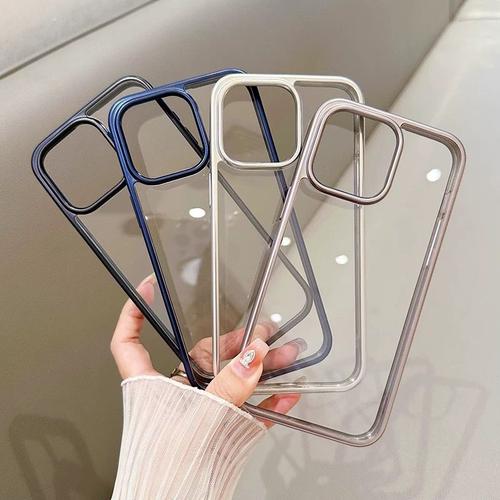 Promo CASE ELECTRO PLATED MATTE TITANIUM IPHONE 15 14 13 12 PRO MAX ...