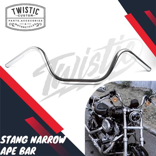 Jual Stang Narrow Ape Bar 7" Motor Harley Sportster XL Dyna Softail 1 ...