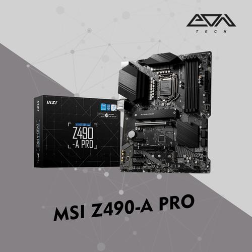 Jual MSI Z490-A PRO MOTHERBOARD ATX LGA 1200 (support Gen 10 & 11 ...
