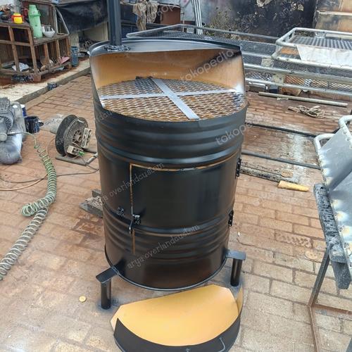 Jual drum pemanggang / drum pembakaran / alat pembakaran ayam sate ikan ...