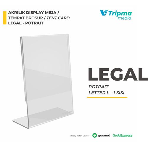 Jual Akrilik Tempat Brosur/ Tent Card / Akrilik Display Meja Ukuran ...