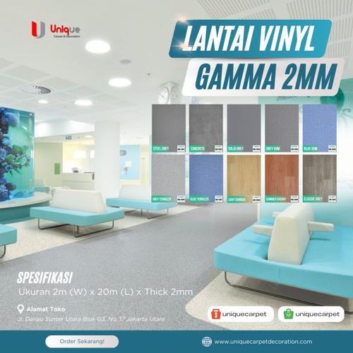 Jual Vinyl Flooring Sheet 2mm Comercial Lantai Vinyl Roll Concrete ...
