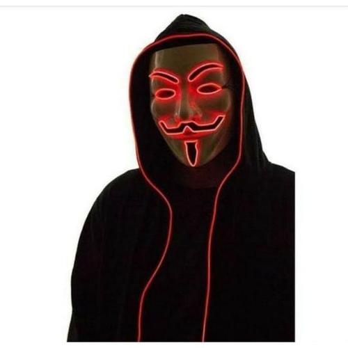 Jual TOPENG / MASK LED VENDETTA / ANONYMOUS PROPERTI HALLOWEEN / TIKTOK ...