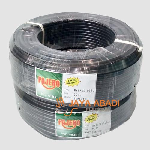 Jual Kabel listrik serabut 2 x 0,75 per Rol(1 Rol 50m full) Hitam&Putih ...