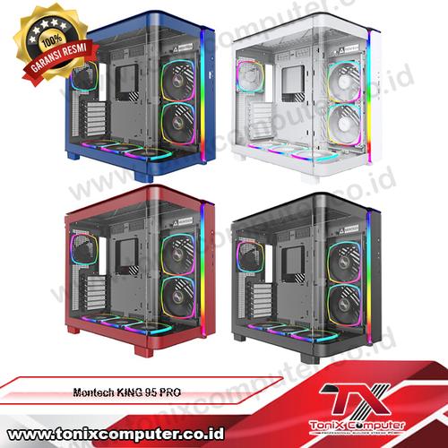 Promo MONTECH KING 95 PRO | Casing PC Gaming | PC Gaming Case ATX Mid ...