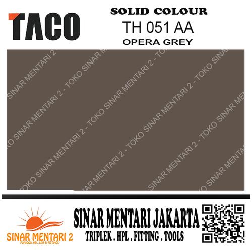 Jual TACO HPL SOLID COLOUR TH 051 AA OPERA GREY - Jakarta Barat - Sinar ...