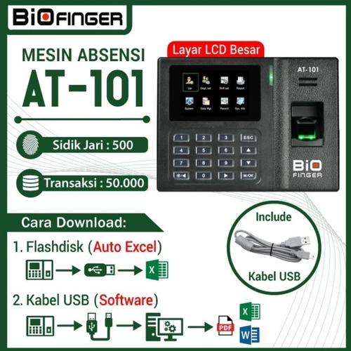 Jual Murah Mesin Absensi BioFinger AT-101 bio finger At101 - Kota ...