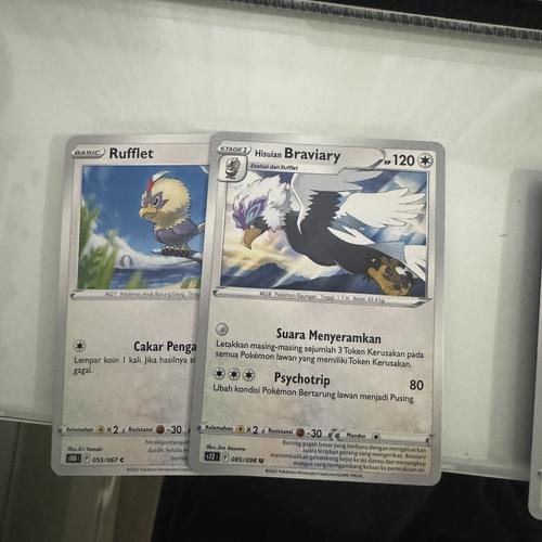 Jual Pokemon TCG Rufflet Evoline Braviary S12 - Jakarta Utara ...