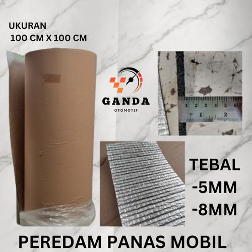 Jual PEREDAM PANAS ALUMINIUM KAP MESIN MOBIL UKURAN 100 X 100 CM - 5MM ...