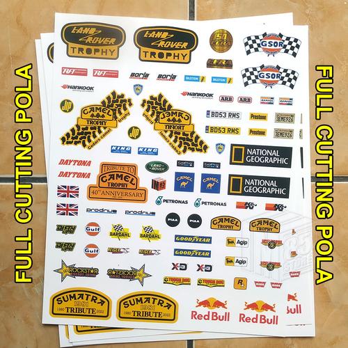 Jual Stiker Decal RC Offroad 1/12 dan 1/16 Land Rover 02(Full Cutting ...