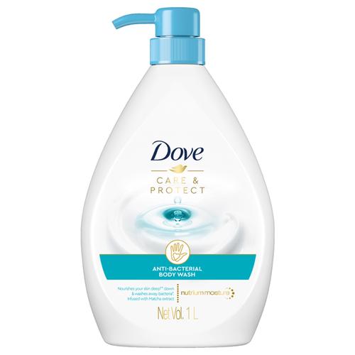 Jual Dove Body Wash Care and Protect Anti Bacterial Sabun Mandi 1L Pump ...