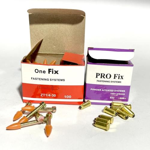 Jual paku ramset mesiu paku beton paku plafon Merk one fix atau ...