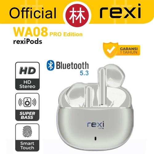 Promo Rexi Pods Beat Master WA08 Pro Edition Extra Bass Earphone TWS BT ...