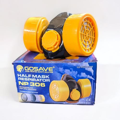 Jual Masker respirator Go save double filter/ masker tabung ganda NP ...