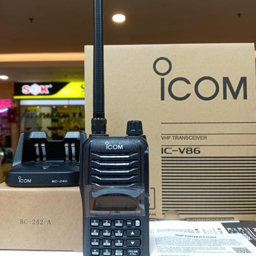 Jual Radio HT Handy Talky Icom V86 IC V-86 VHF 7 Watt Walkie Talkie ...