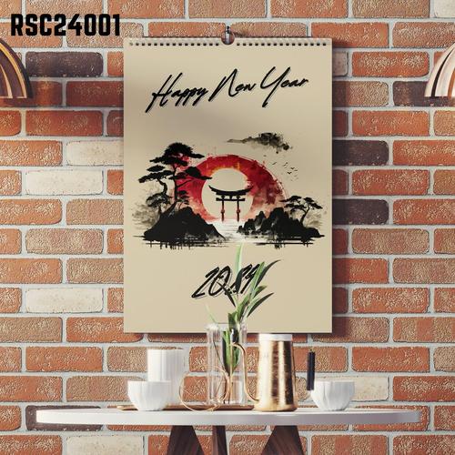 Jual Kalender dinding tahun 2024 kalender A3 Spiral Aestetik Kekinian ...