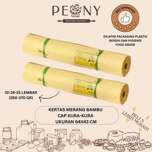 Jual KERTAS MERANG BAMBU CAP KURA-KURA (ISI 24/25 LBR 350-370GR) UK ...