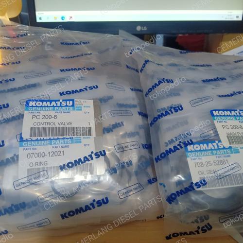 Jual SEAL KIT CONTROL VALVE PC200-8 & MAIN PUMP PC200-8 KIT ASLI OEM ...