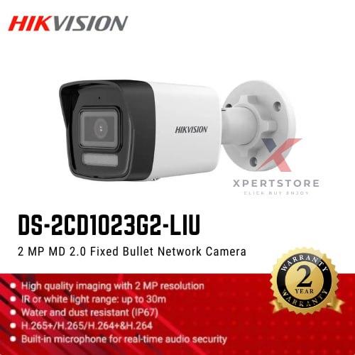 Jual HIKVISION IP CAMERA 2MP DUAL LIGHT BULLET AUDIO DS-2CD1023G2-LIU - Kota Semarang ...