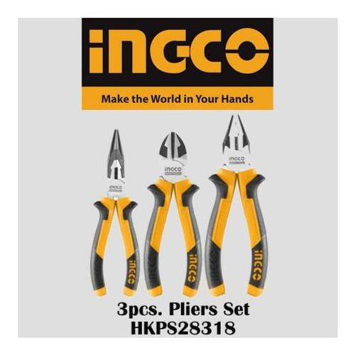 Jual INGCO Industrial Tang Set 3 Pcs Potong Jepit 6 Inch & Kombinasi 8 ...